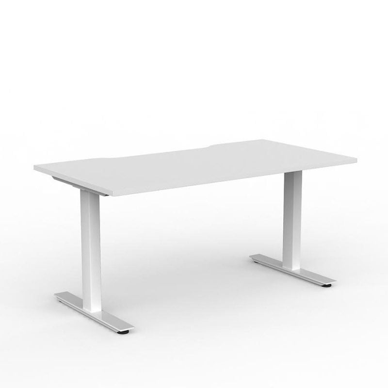 Agile Straight Office Desk | Seated