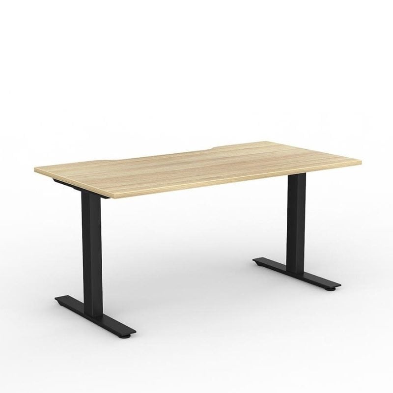 Agile Straight Office Desk | Seated
