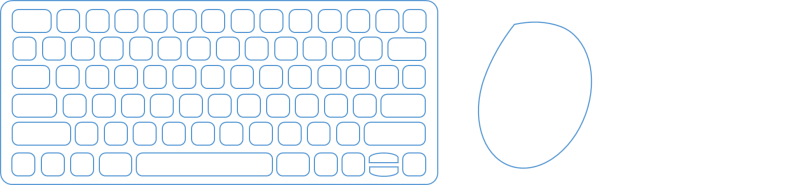 Ergoapt Groove Compact Keyboard | Seated